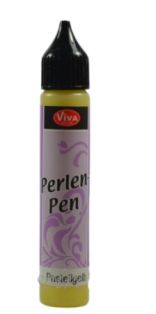 Perlen pen - perełki w płynie - pastelowy żółty - Inspirello