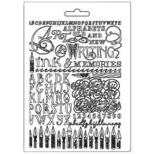 Foremka teksturowa do mas strukturalnych A5 14,8x21 cm CALIGRAPHY PIÓRA ...