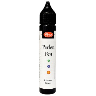 Perlen pen - perełki w płynie - czarny - Inspirello